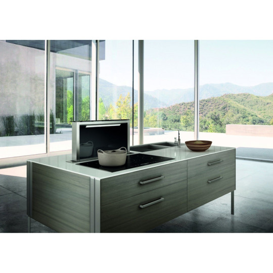 Vestavná digestoř Faber Fabula Plus EV8 BK A90, nerez/černé sklo 340. ...