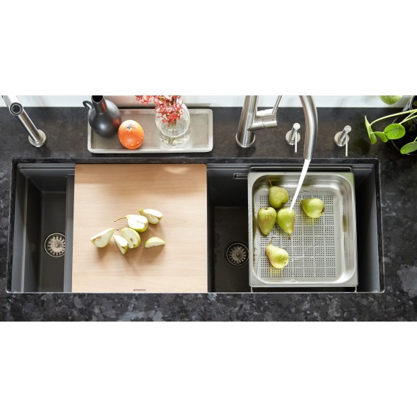 Kuchyňský dřez Schock Prepstation D-150 Night, spodní montáž PRPD150UNGT | Trendo.cz